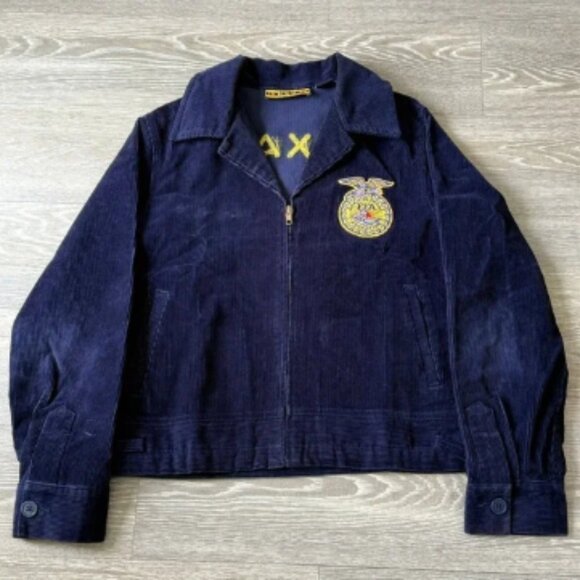 Jackets & Coats | Vintage Ffa Corduroy Chainstitch Jacket Texas Mineola ...